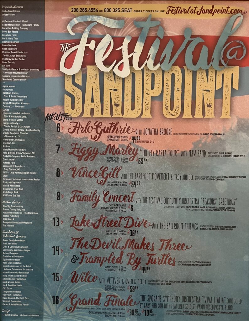 Unveiling the Festival at Sandpoint Lineup: Your Guide to the Must-See ...