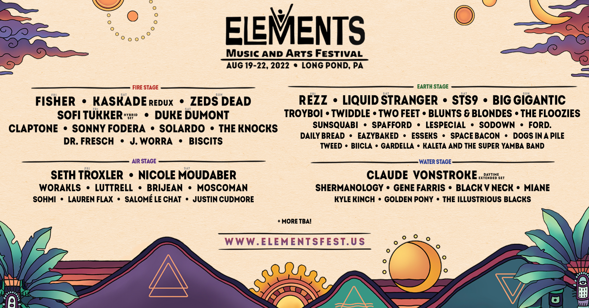 Unveiling the Elements Music Festival Lineup: Your Ultimate Guide to ...