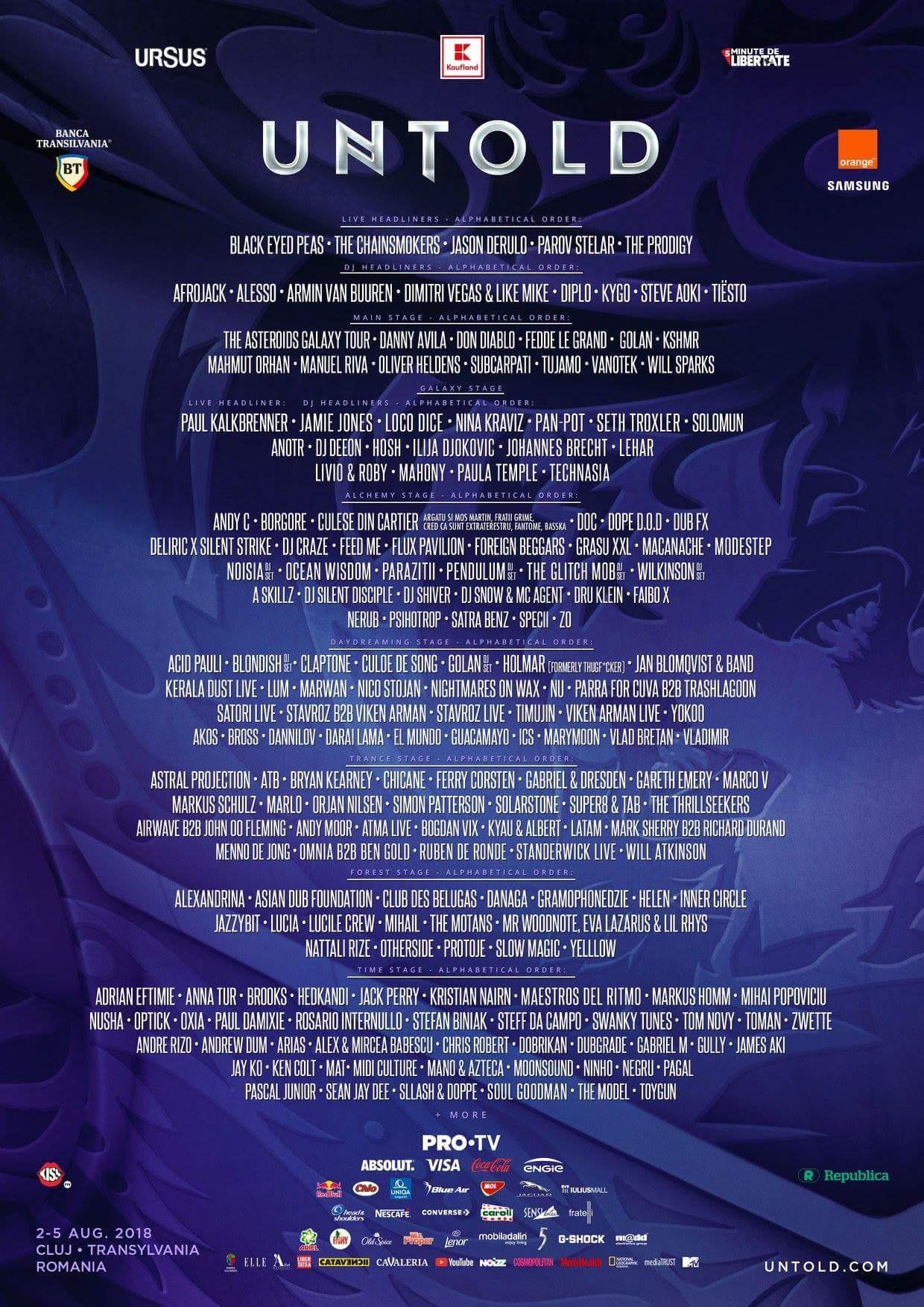 Unveiling the Untold Festival Lineup: A Look at the Must-See Acts!