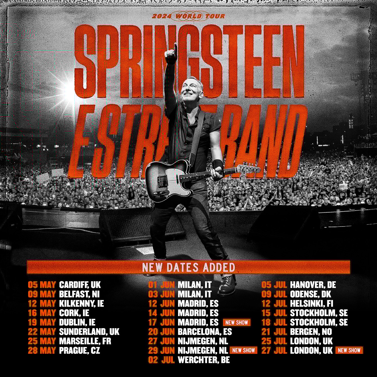 Rock Out with Bruce Springsteen: Tour Dates for 2026 Revealed!