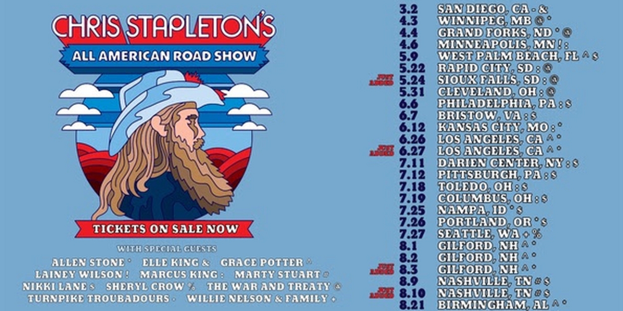 Get Ready: Chris Stapleton 2026 Tour Dates Announced!